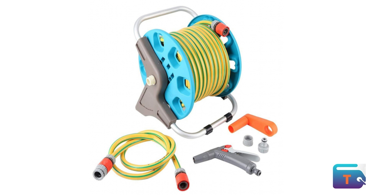 Water pipe retractable garden hose irrigation sprayer set | TAKEYT ...