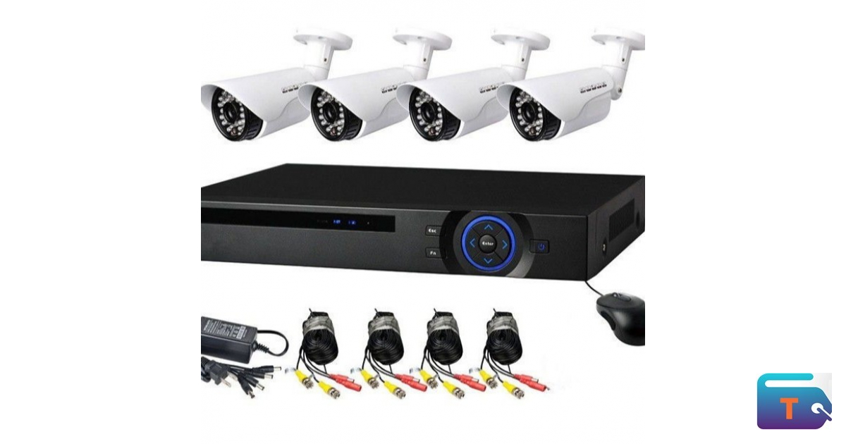 4 Channel cctv camera system- 500gig hard drive | TAKEYT | Online Shopping